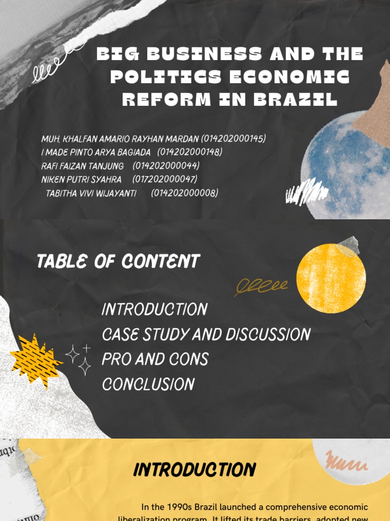 Brazil's Economic Reforms & Politics | PDF | Neoclassical Economics ...