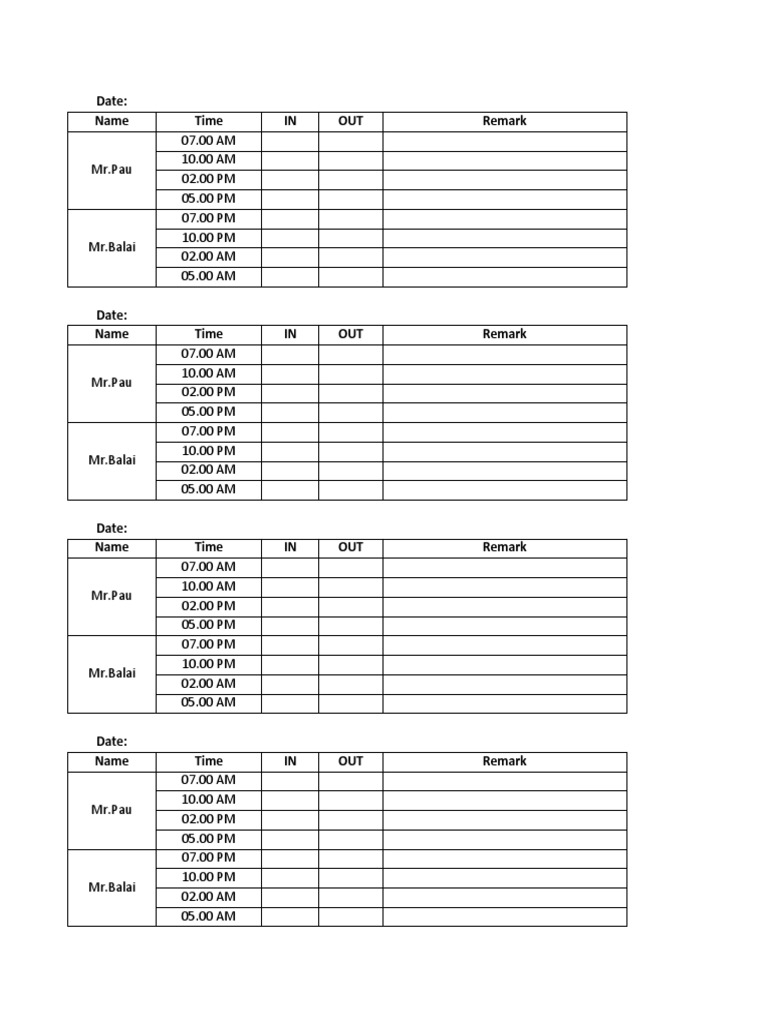 Security Log Book | PDF