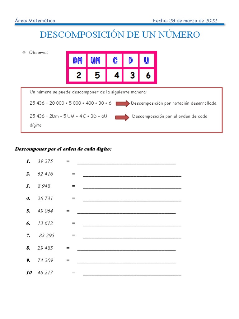 Descomposición de Un Número | PDF | Ajedrez