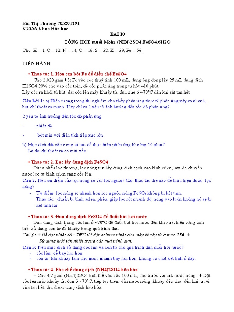 Bai 10. Tong Hop Muoi Mohr | PDF