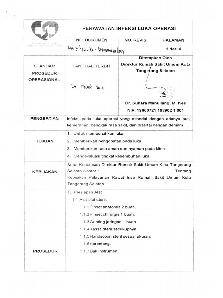 Perawatan Infeksi Luka Operasi - 2 | PDF