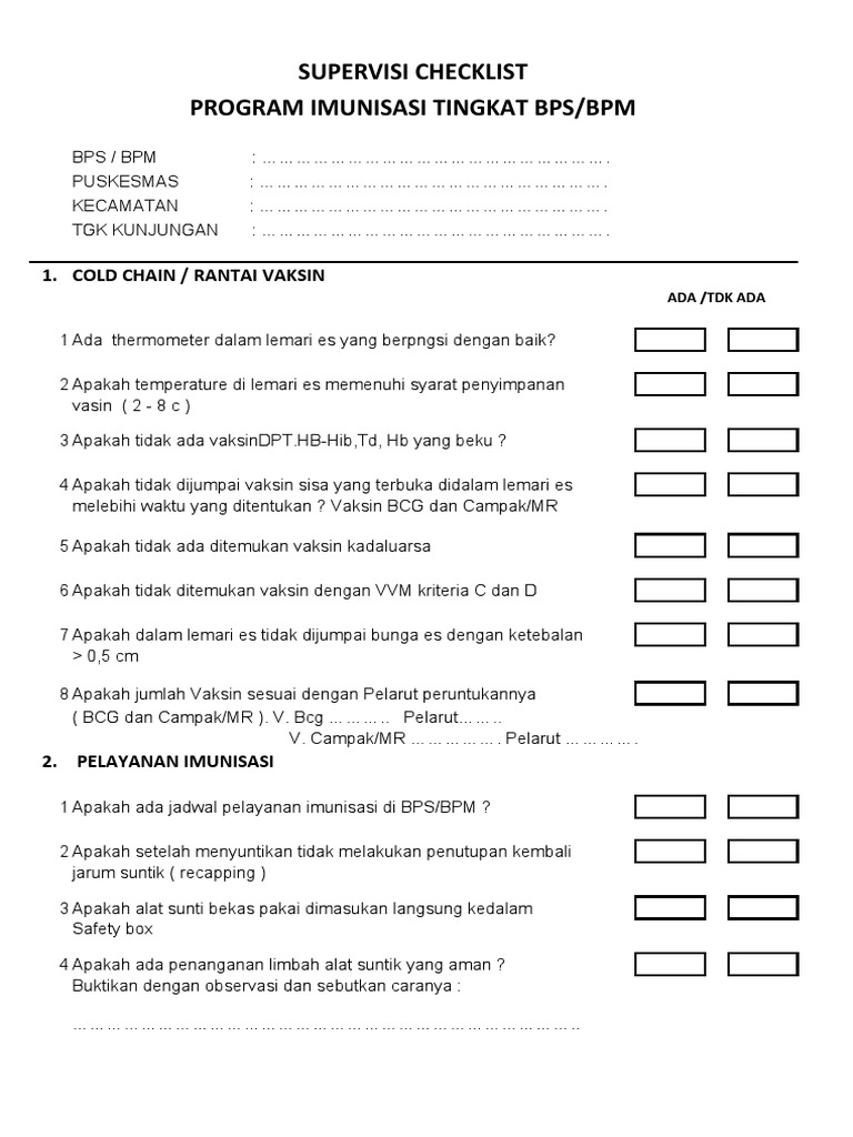 Checklist BPM | PDF