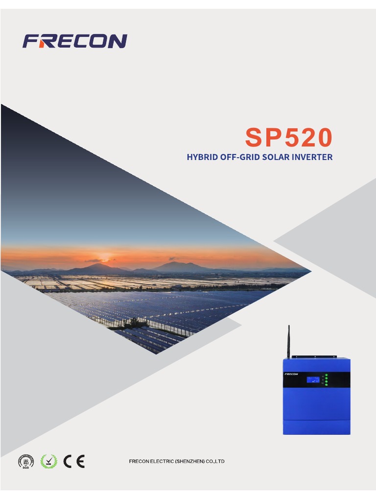 Sp520 Off Grid Solar Inverter v1.01 - 副本 | PDF | Power Inverter ...
