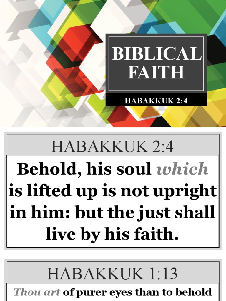 Biblical Faith | PDF | Faith | Jesus