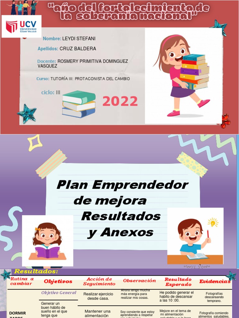 Tutoría Resultados y Anexos Leydi | PDF