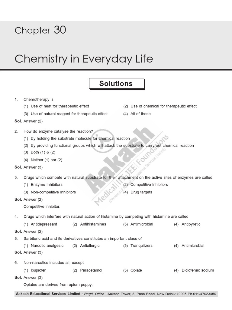 Chemistry in Everyday Life | PDF | Detergent | Physical Sciences