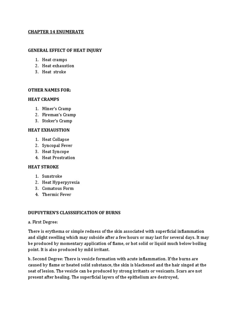 Chapter 14 Enumerate | PDF | Burn | Smoke