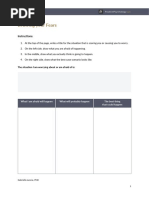 Over Thinking Worksheet | PDF | Thought | Cognitive Psychology