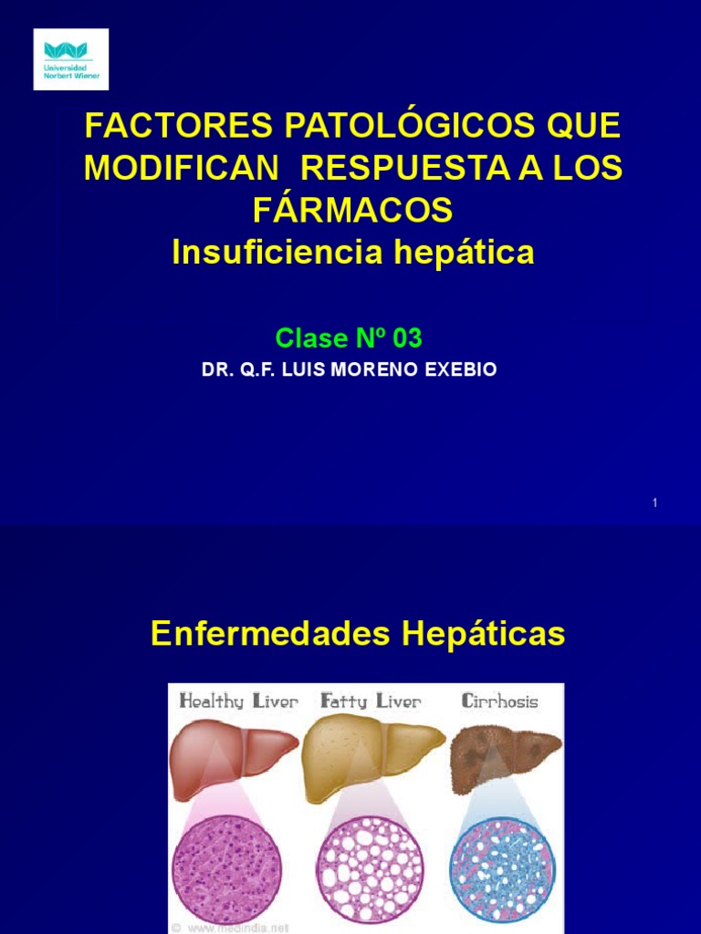 Clase 03 - Factores Patologicos Que Modifican La Respuesta A Los ...