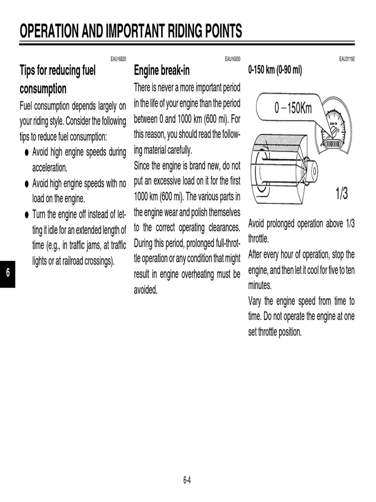 Fuel Efficiency and Engine Break-In Tips | PDF | Technology & Engineering