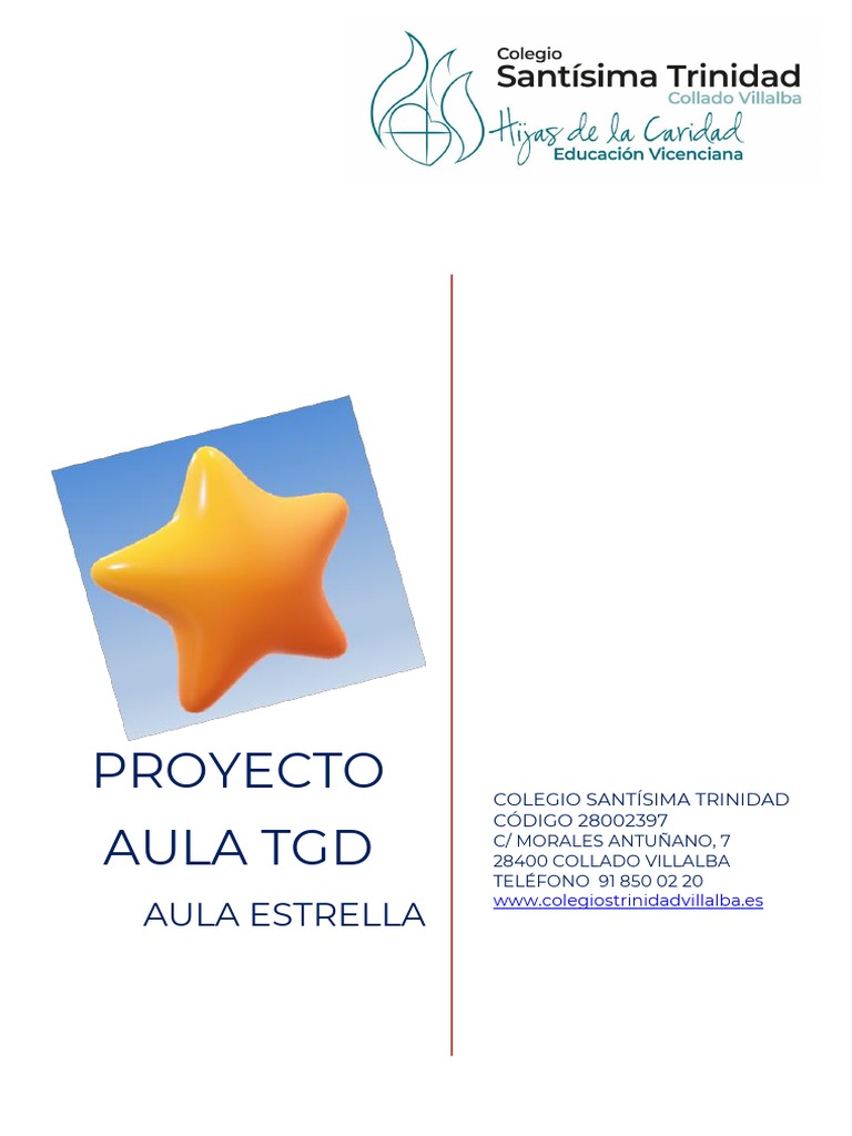 Proyecto Aula Estrella en TGD | PDF | Salón de clases | Comportamiento