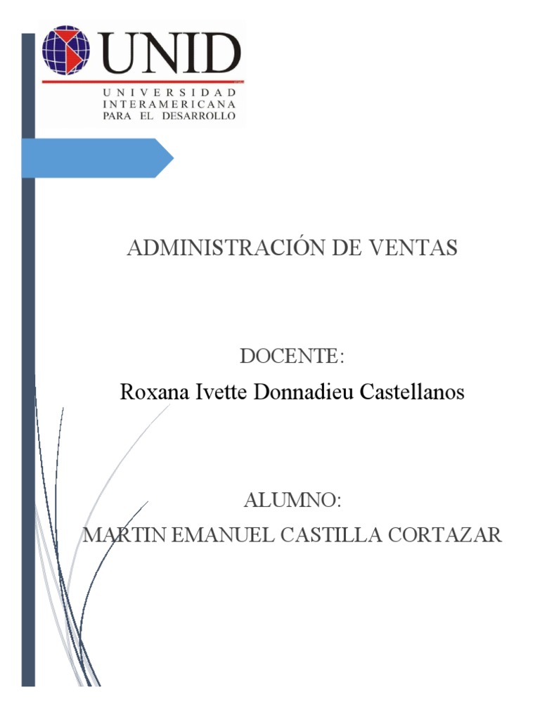 Castilla Martin AdministracionVentasCaso1 | PDF | Business | Economias
