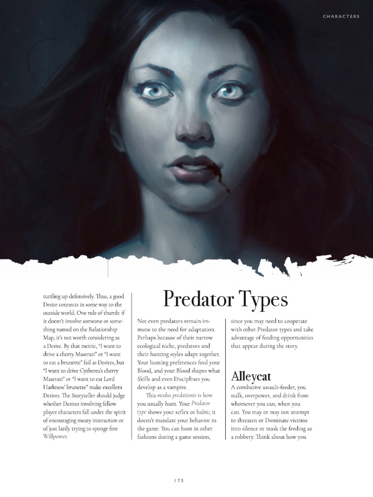 V20 Predator Types | PDF
