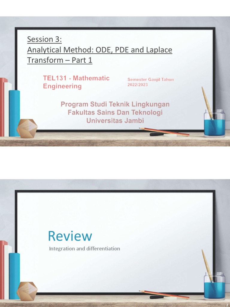 3 - Analytical Method - 1st ODE | PDF | Ordinary Differential Equation | Differential Equations