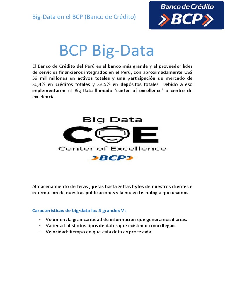 BCP Big-Data | PDF