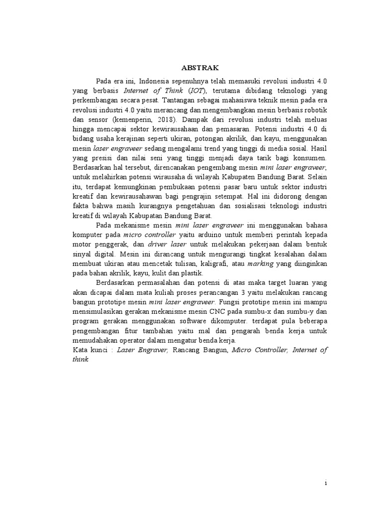 Laporan PP3 Progres Ebodiment. Kelompok UAS | PDF