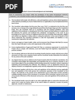 Undertaking Letter Trakhees | PDF