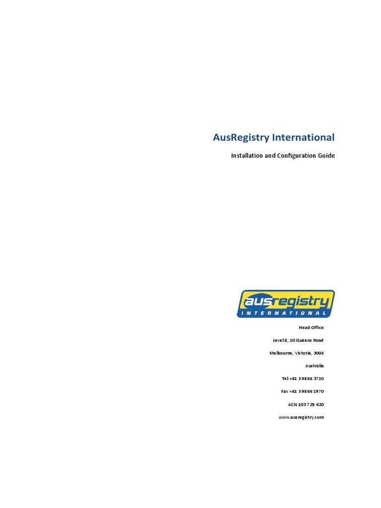 Appendix 2 - Installation and Configuration Guide | PDF | Windows ...