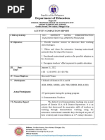 Activity Design Graduation Ceremony | PDF