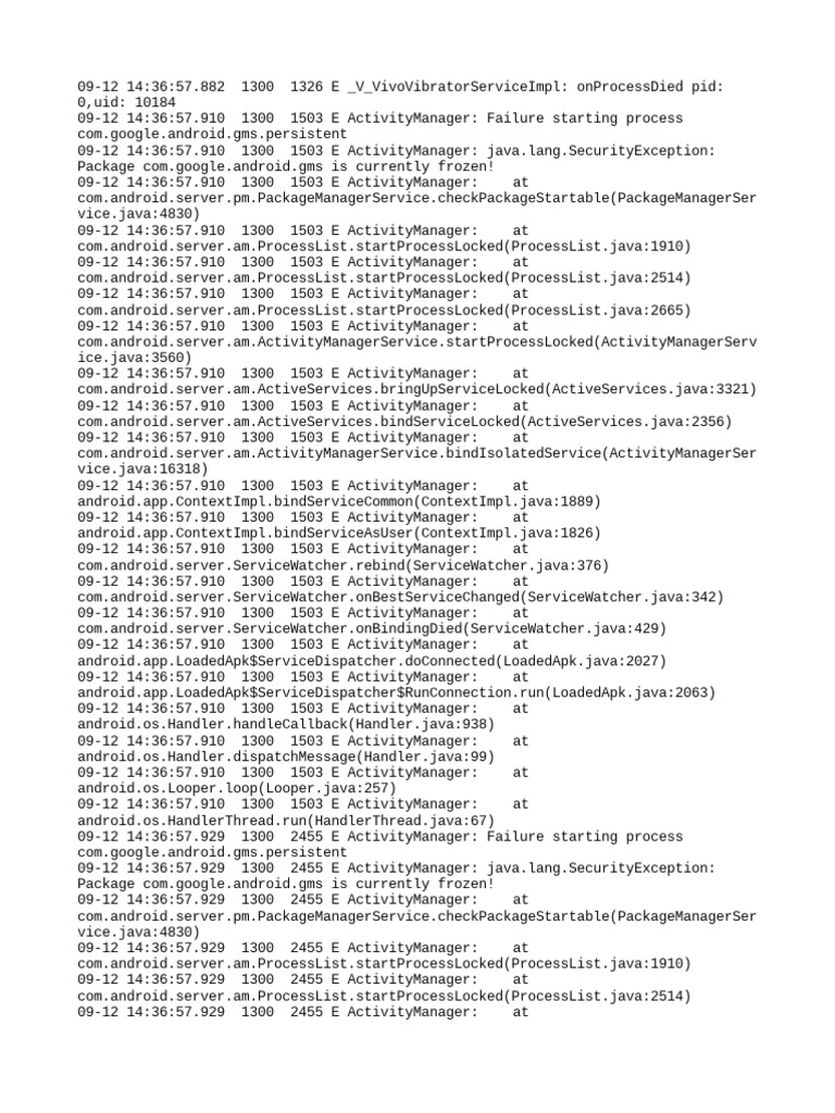 Log Pdf Android Operating System Java Programming Language