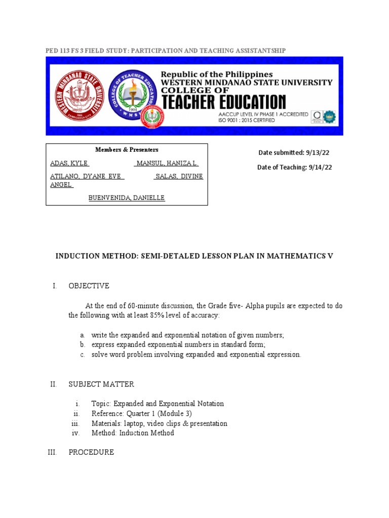 Grade 5 Math: Expanded & Exponential Notation | PDF | Exponentiation | Cognition