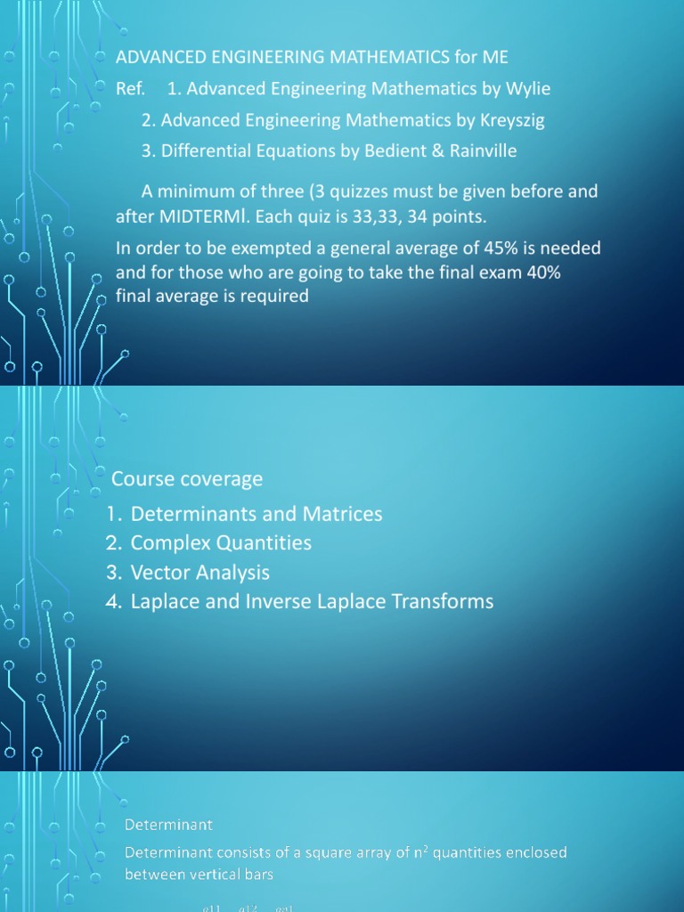 ADVANCED ENGINEERING MATHEMATICS For ME | PDF | Science & Mathematics