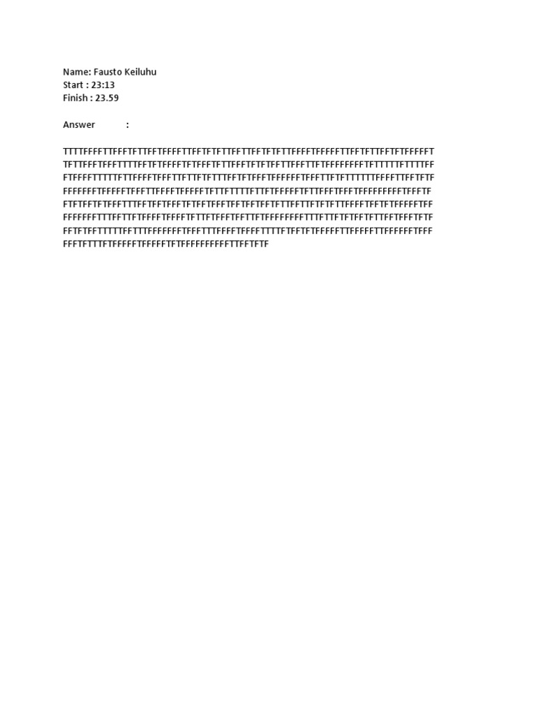 MMPI Answer | PDF | Causes Of Death | Diseases And Disorders