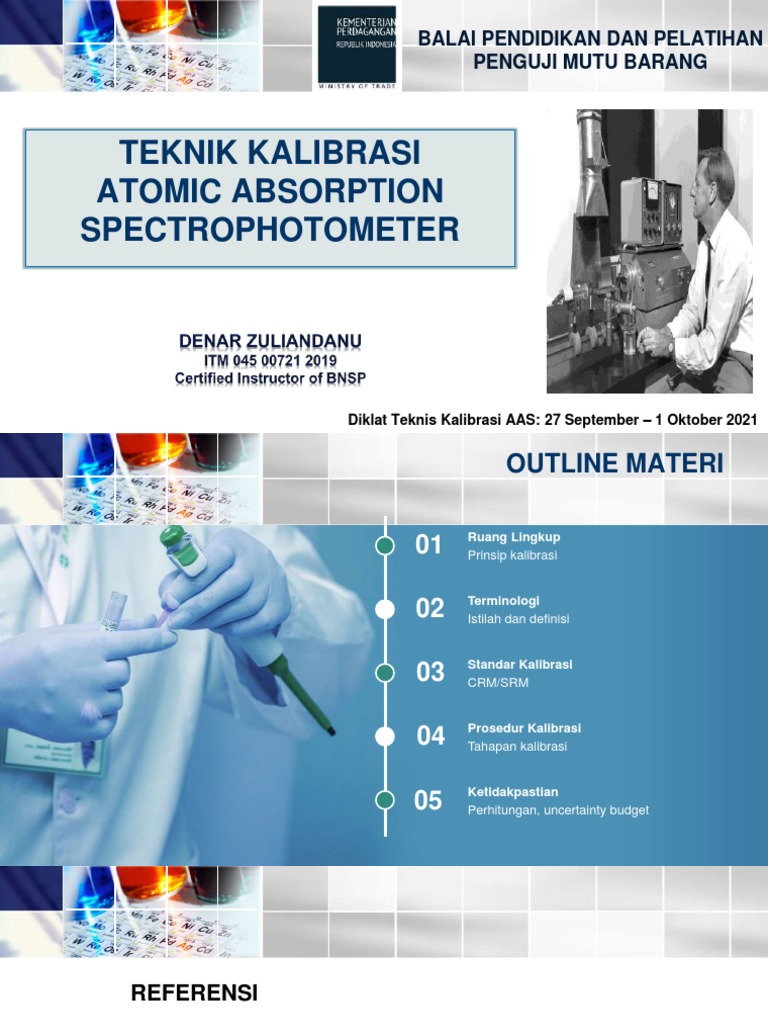 Materi DZ - Teknik Kalibrasi AAS | PDF