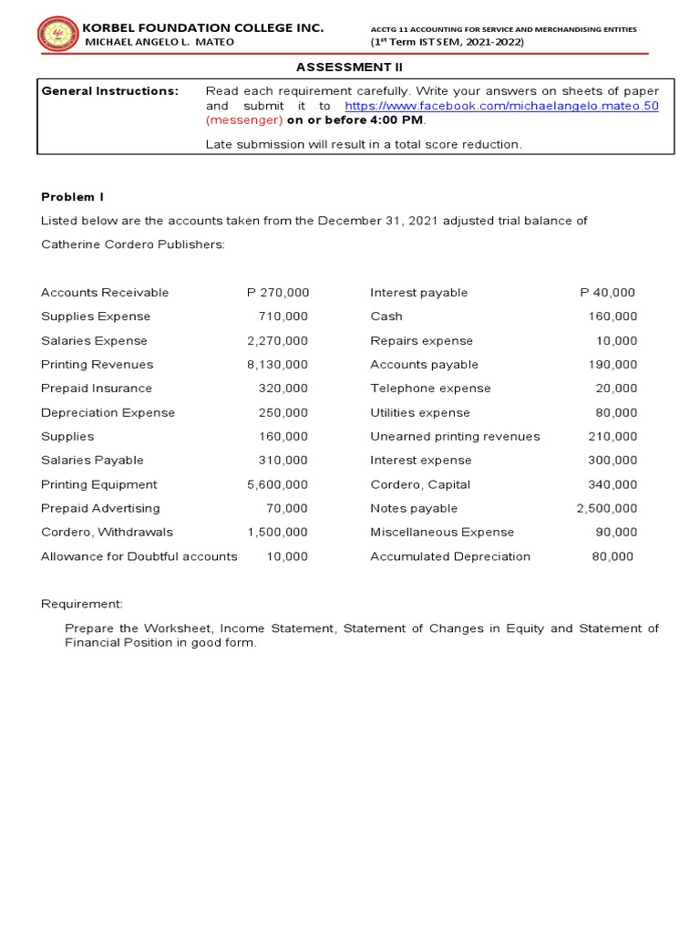 Bsa Quiz Ii Pdf Expense Depreciation