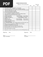 Checklist For Reinforcement | PDF