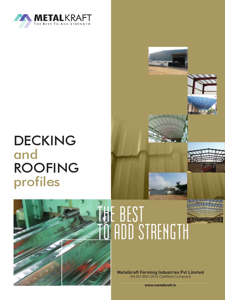 Metalkraft - Decking and Roofing Brochure - NEW | PDF | Galvanization ...