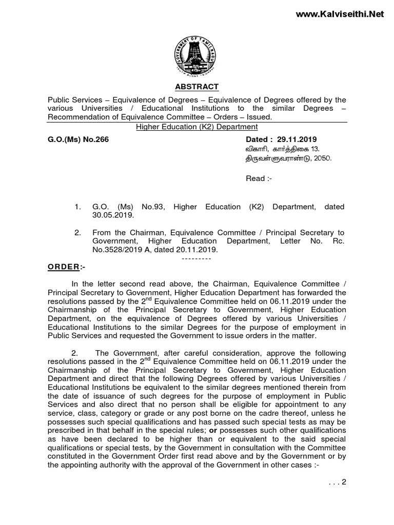 Equivalence of Degree by TRB | PDF | Business