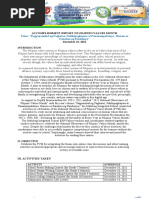 Accomplishment Report RDELC | PDF | Learning | Behaviorism