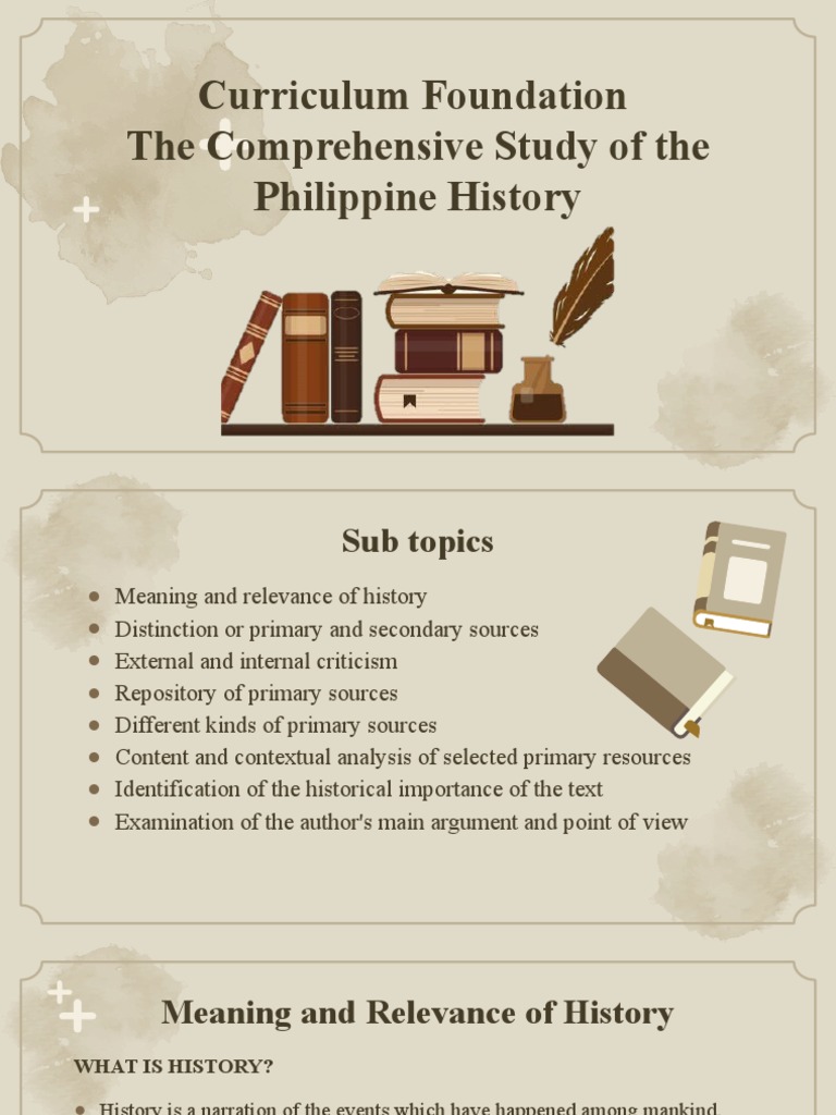 Primary and Secondary Sources in PH History | PDF | Primary Sources ...