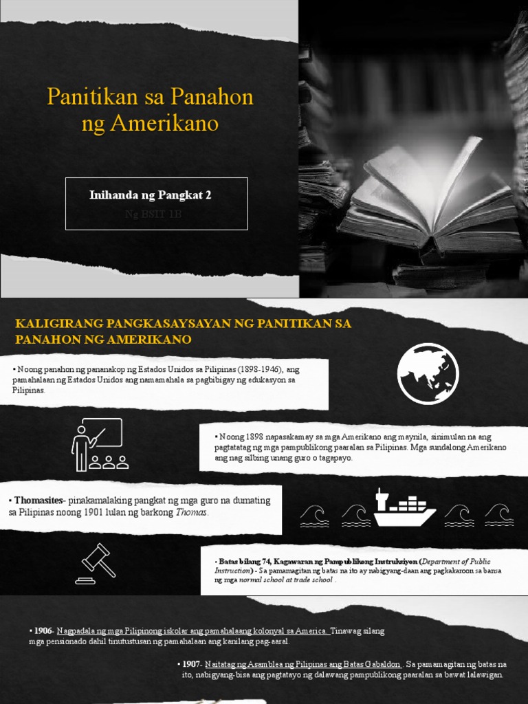Panitikan Sa Panahon Ng Amerikano GROUP 2 PAL REPORTING | PDF