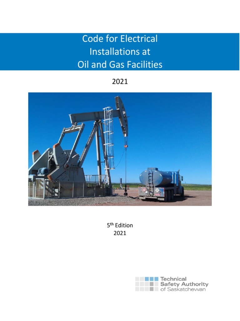 Code For Electrical Installations at Oil and Gas Facilities 2021-FINAL ...