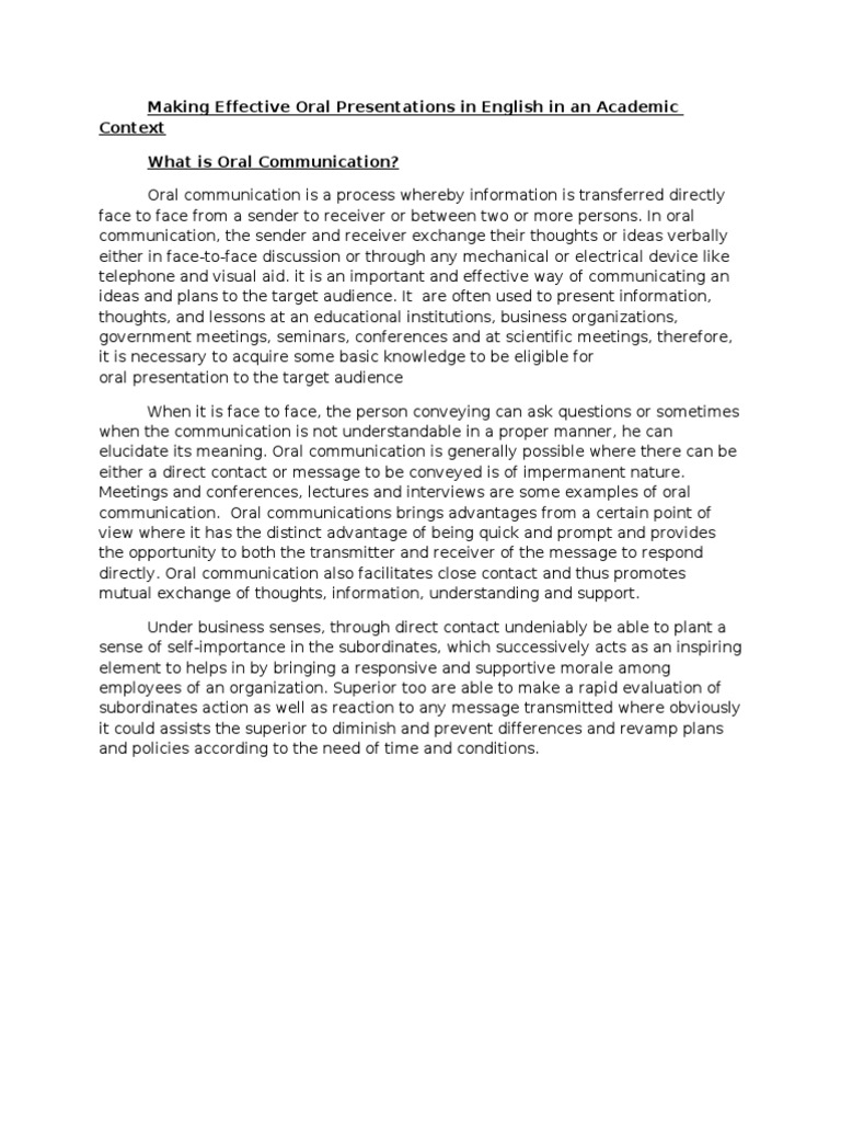 English Assignment OUM | Download Free PDF | Public Speaking ...