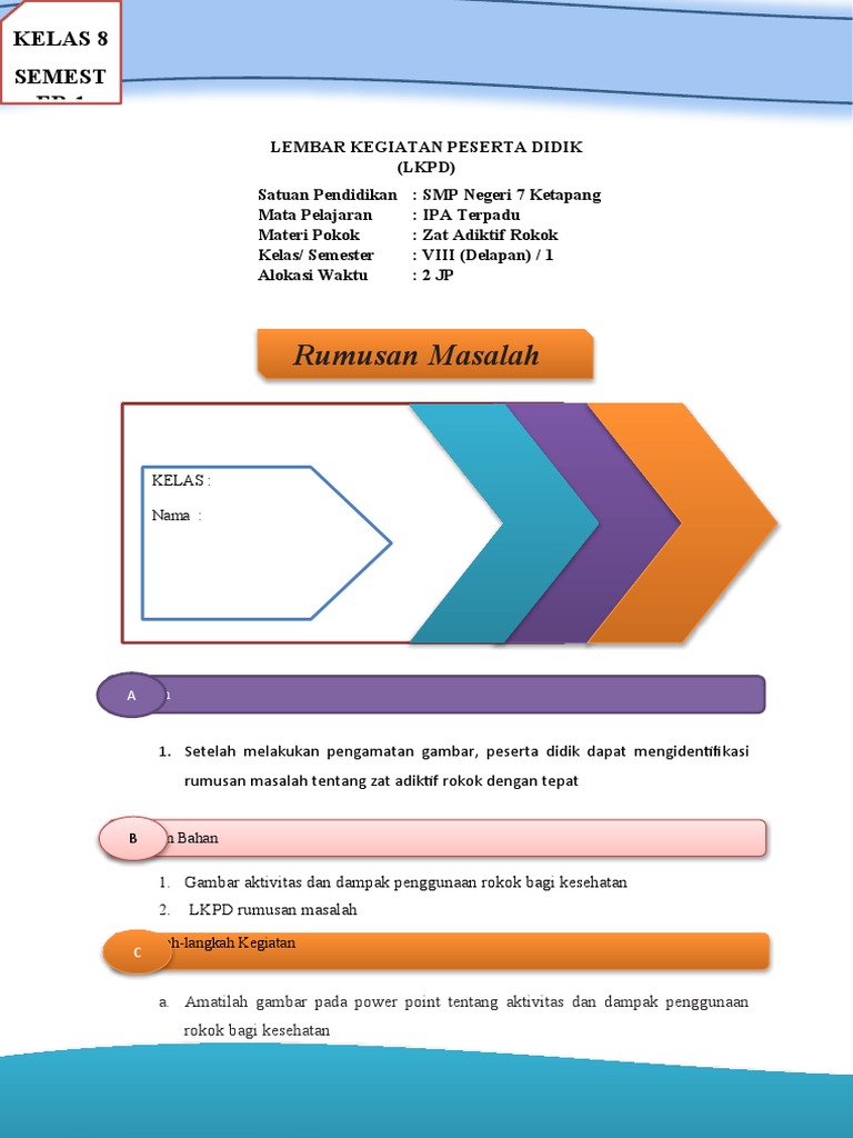 LKPD 3 | PDF | Game & Aktivitas | Sains & Matematika
