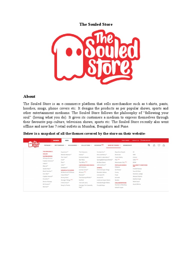 The Souled Store | PDF | Brand | Social Media
