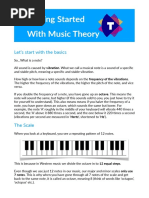 Music Theory 101 | PDF | Chord (Music) | Musical Techniques