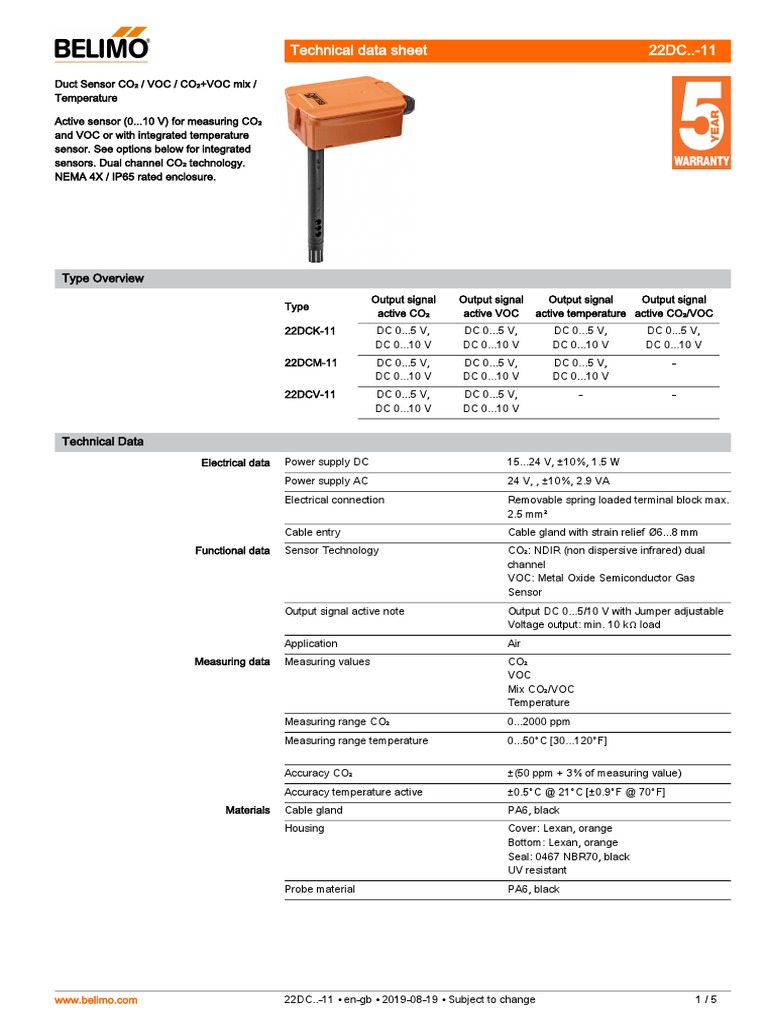 22DC..-11 Datasheet en | PDF | Sensor | Voltage