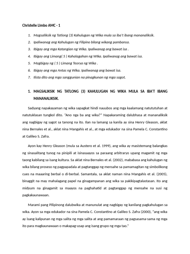 Takdang Aralin 2 | PDF