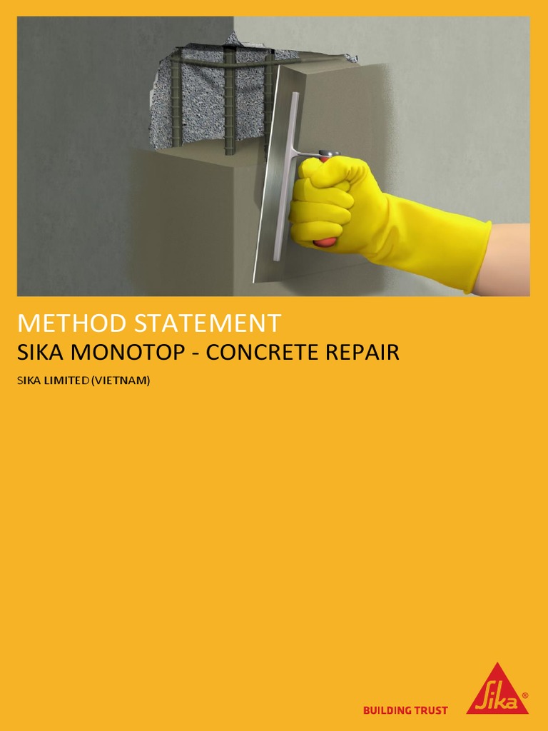 Sika Monotop - Concrete Repair - EN | PDF | Concrete | Materials