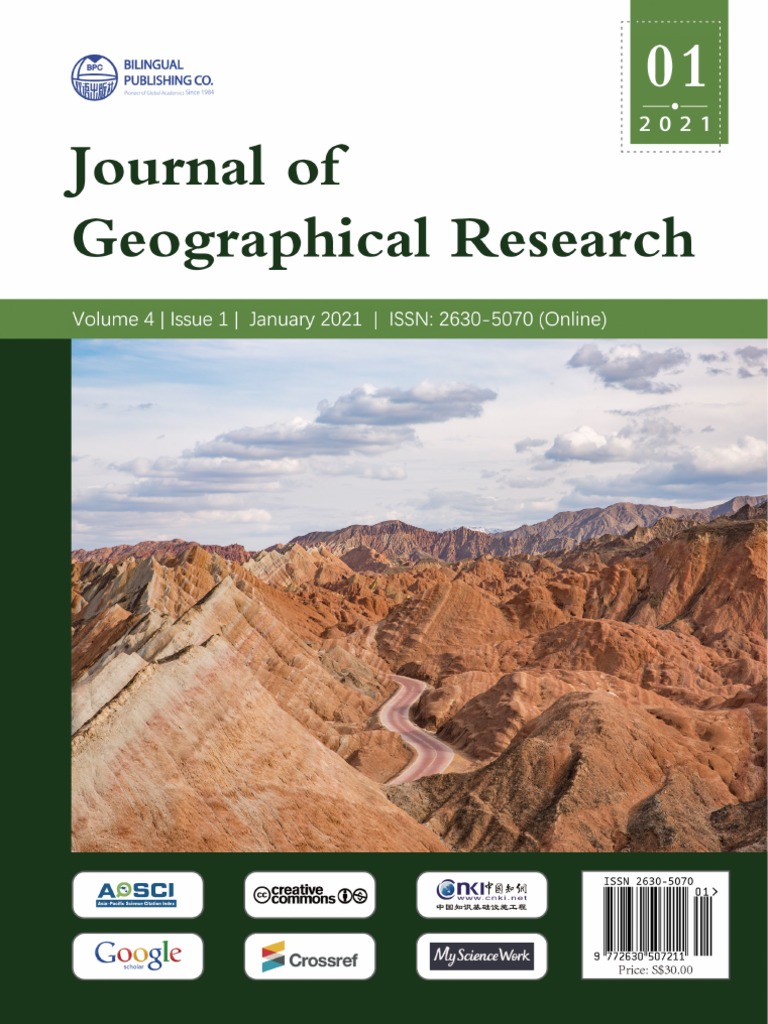 Journal of Geographical Research - Vol.4, Iss.1 January 2021 | PDF ...