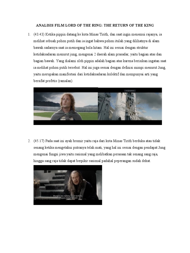 Analisis Film Lord of The Ring | PDF