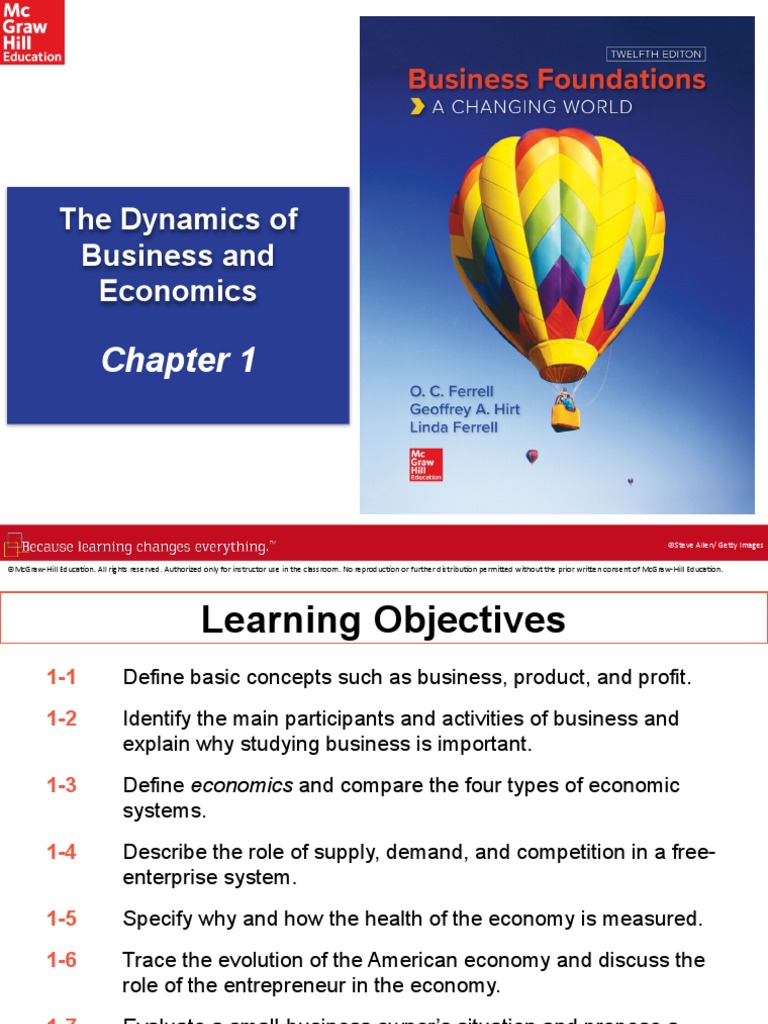 BUS101 Ch01 Student | PDF | Economics | Recession