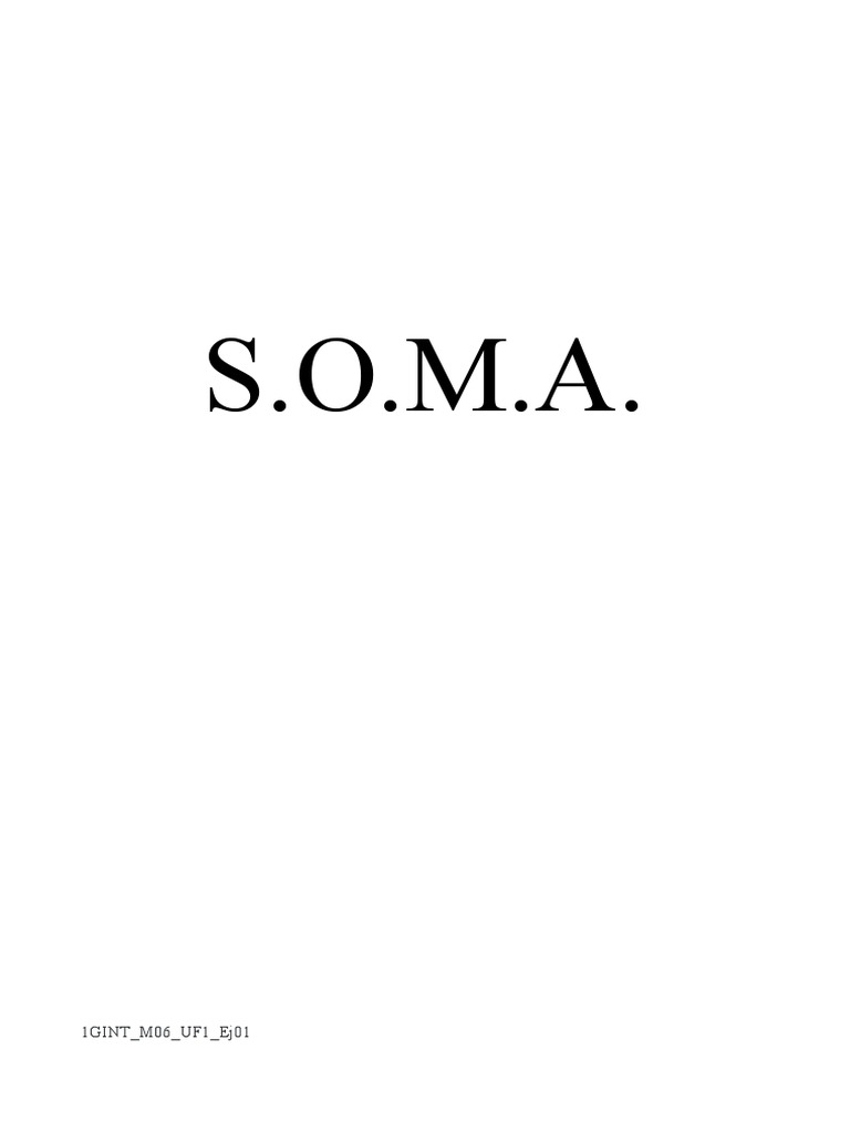 SOMA Trabajo | PDF