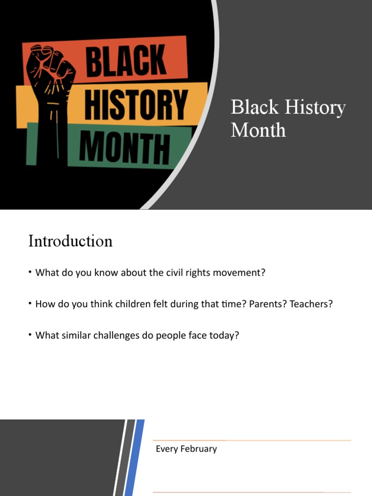 Black History Month ESL | PDF | Rosa Parks | African American History