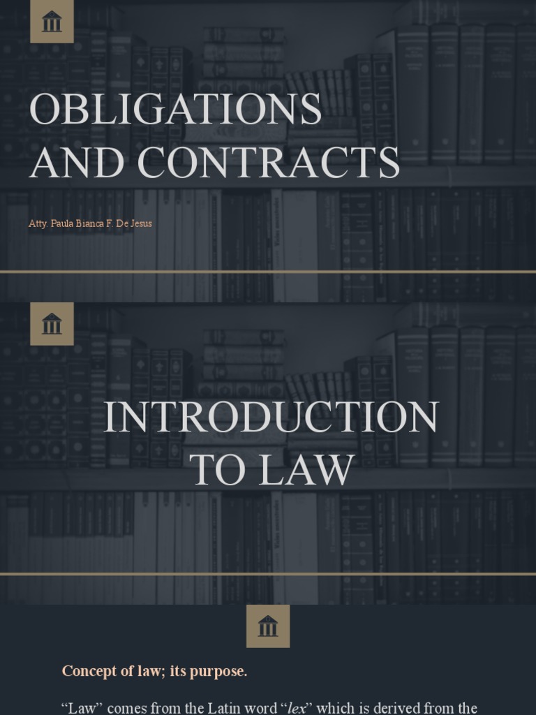 Oblicon Week 1 and 2 | PDF