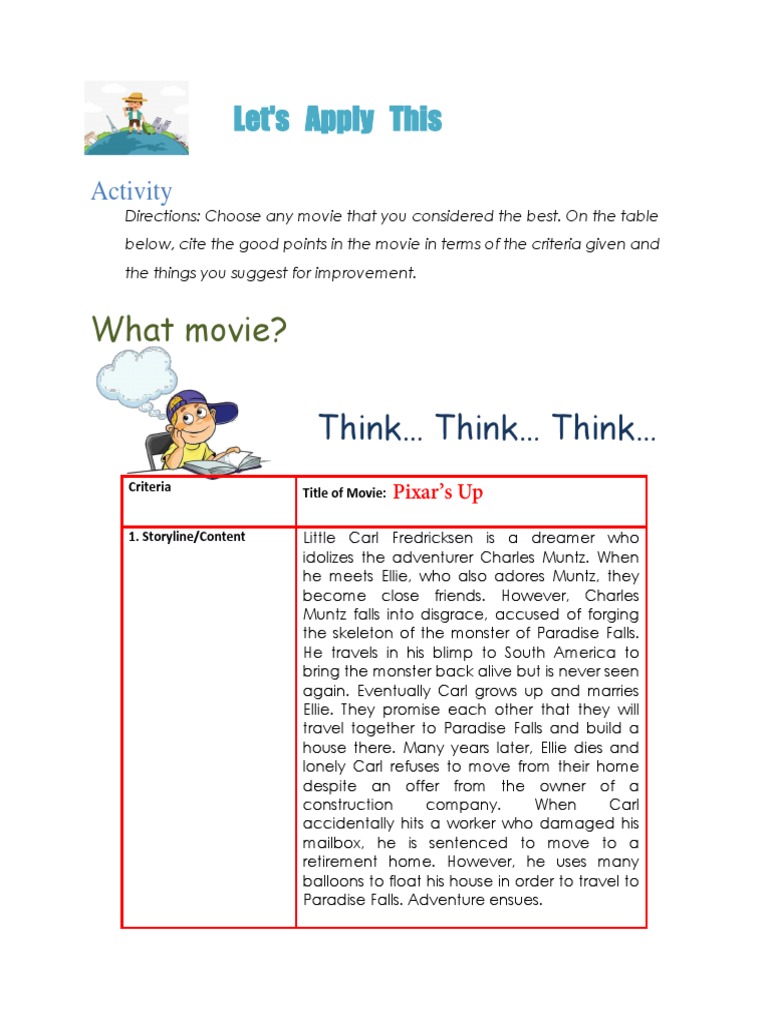 Let - S - Apply - This - Movie - Critique (2) (CADULLO) | PDF